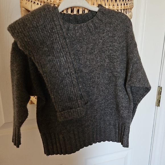 Zara | Matching Sets | Zara Charcoal Gray Cashmere Sweater And Legging ...